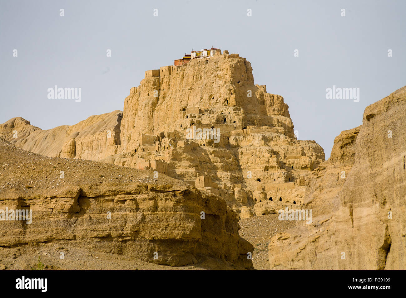Ruins of Tsaparang, "lost city", Ancient Guge Kingdom in Tibet ...