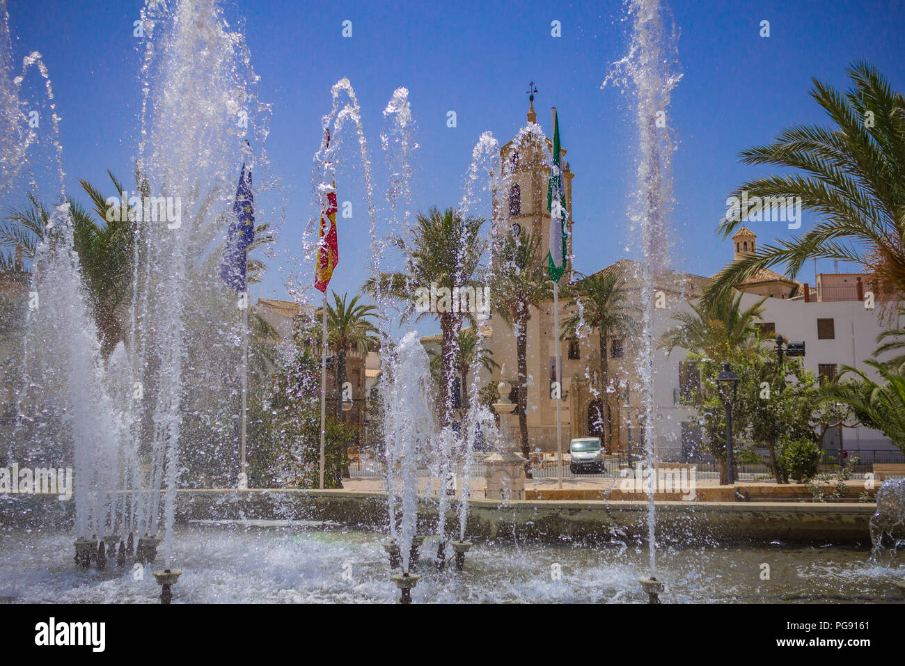 Town square albox almeria province hi-res stock photography and images ...