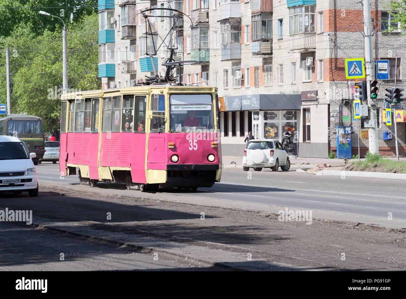 Soviet public transport hi-res stock photography and images - Alamy