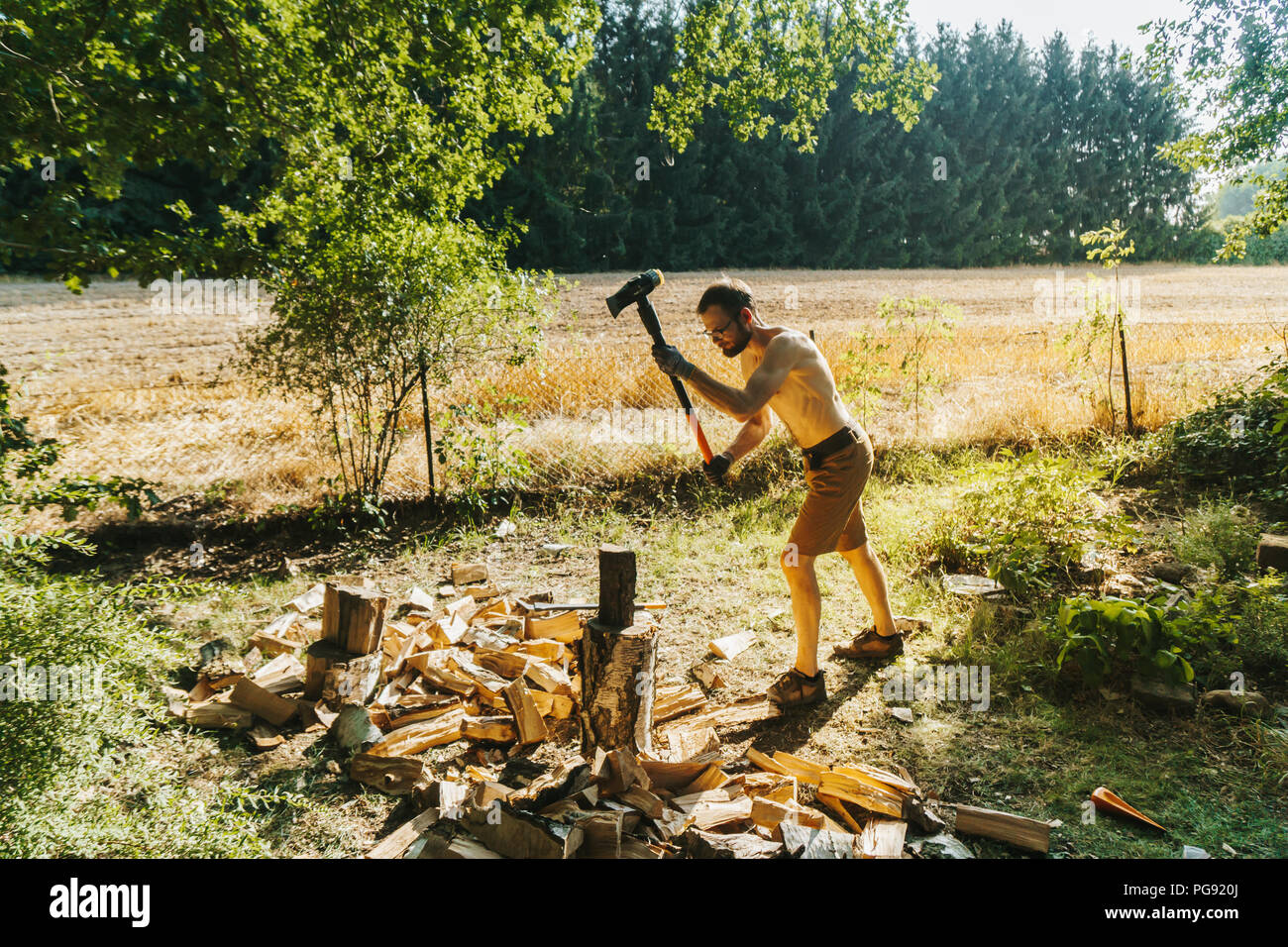 Woodchopping Stock Photos & Woodchopping Stock Images - Alamy