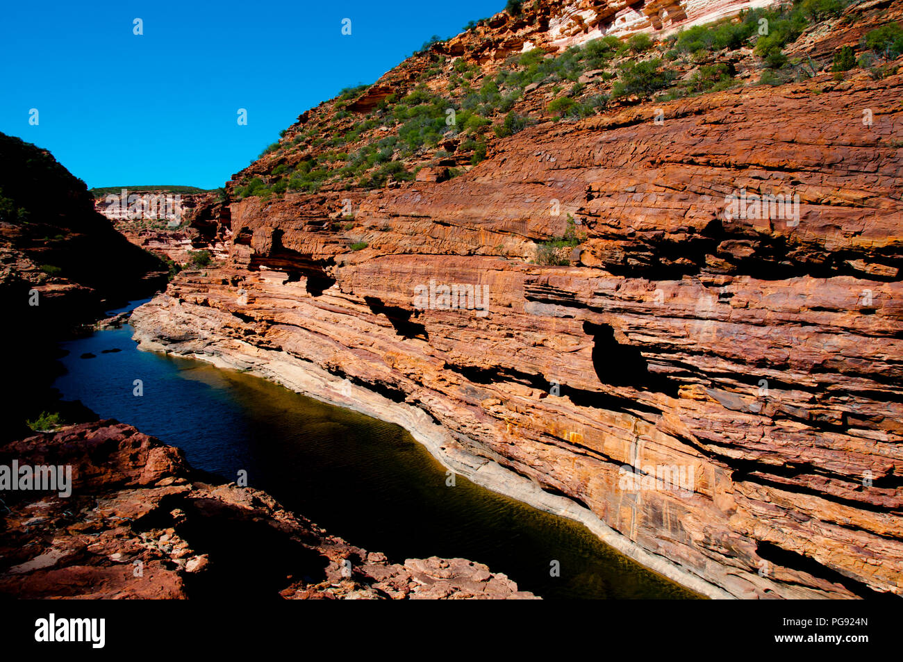 Murchison River Gorge - Kalbarri - Australia Stock Photo - Alamy