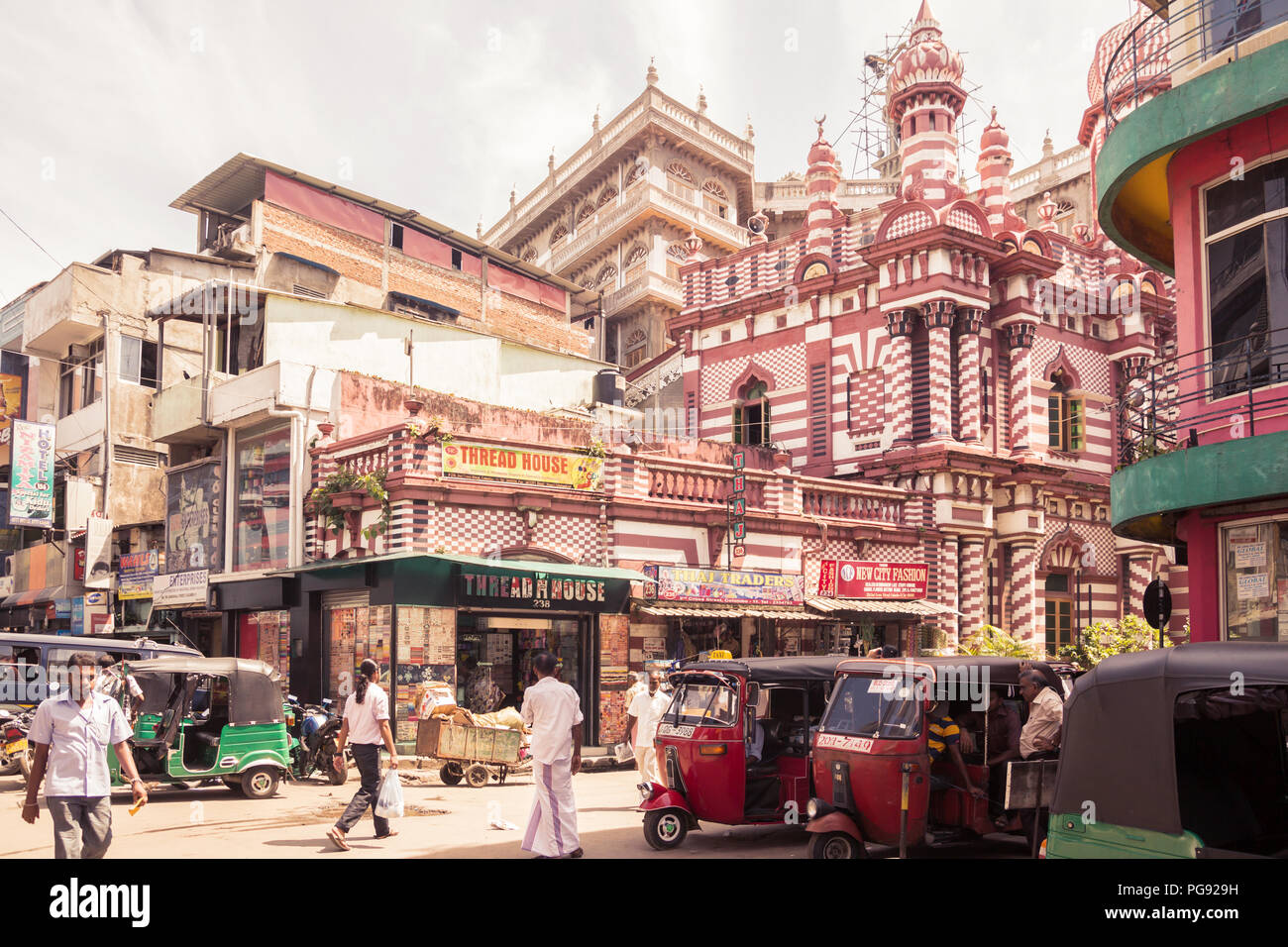 Colombo SRI LANKA - NOVEMBER 25: busy street on November 25 2013 at ...