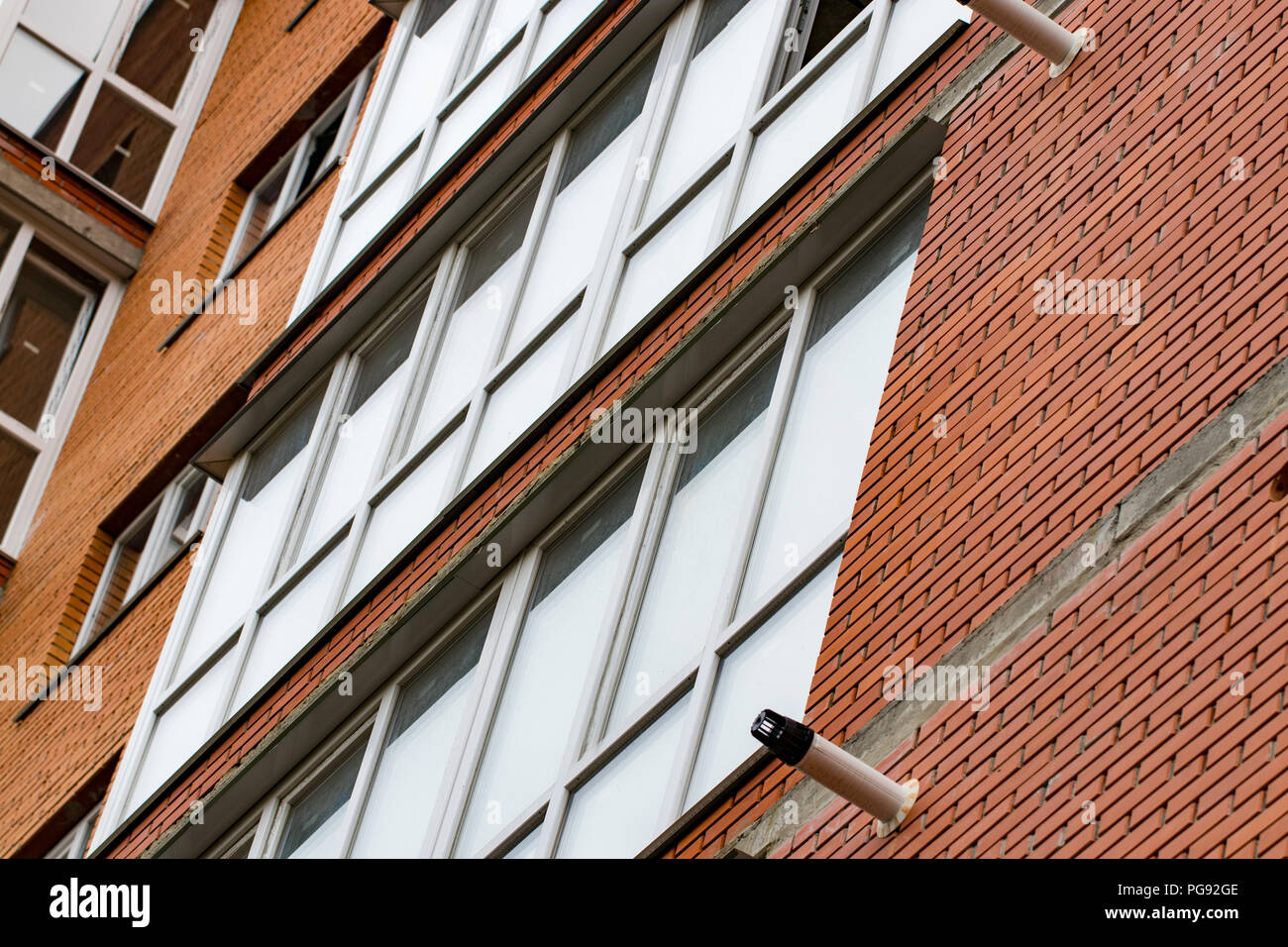 a look at the building from the bottom up Stock Photo - Alamy