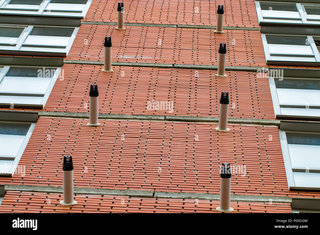 a look at the building from the bottom up Stock Photo - Alamy