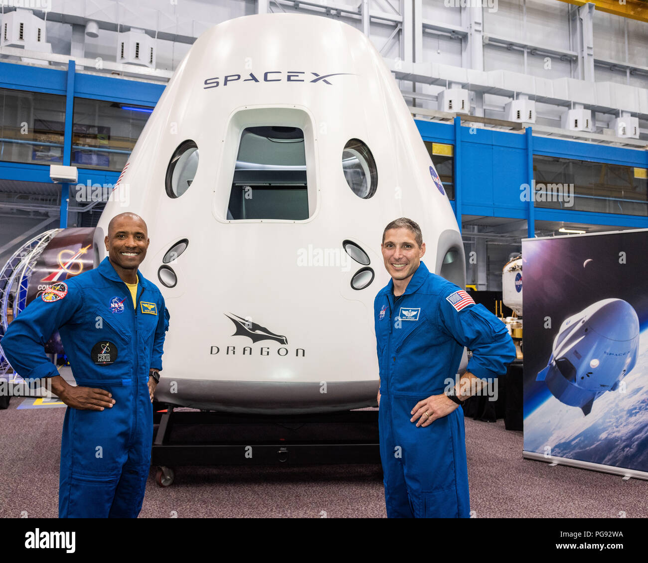 First crewed operational flight crew dragon spacecraft hi-res stock ...