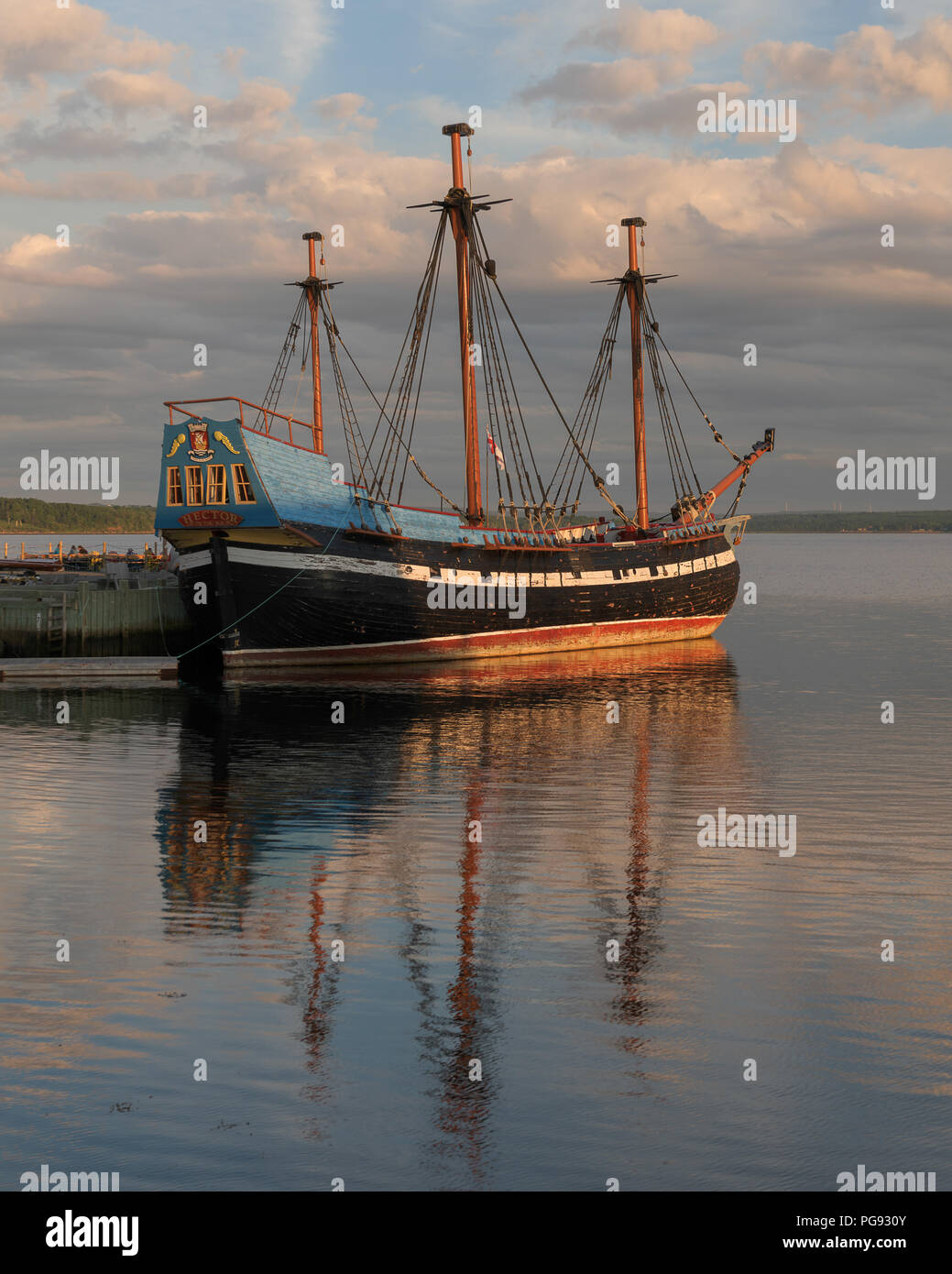 Ship Hector at the Hector Heritage Quay on Caladh Avenue in Pictou ...