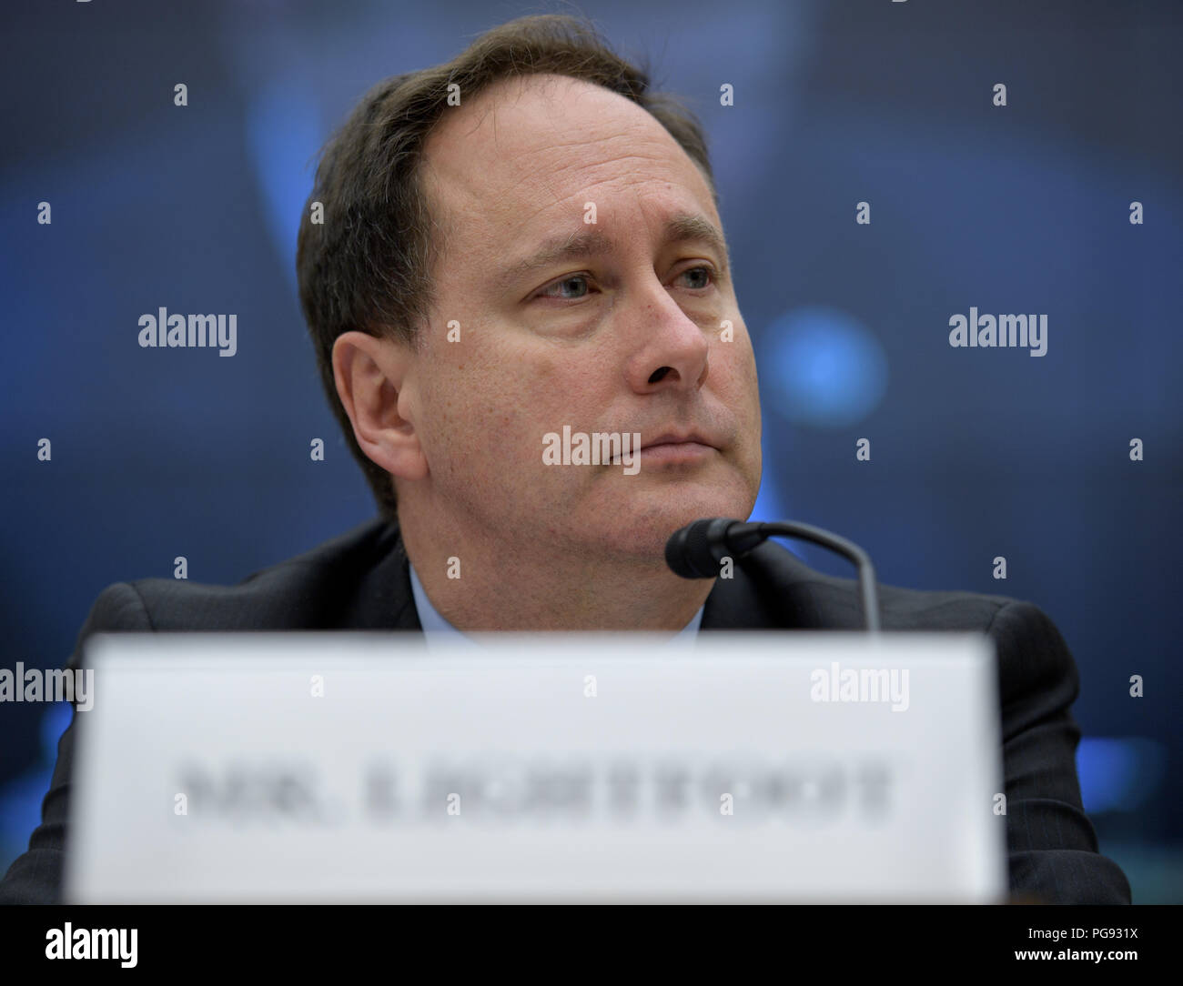 Acting NASA Administrator Robert Lightfoot testifies during a House ...