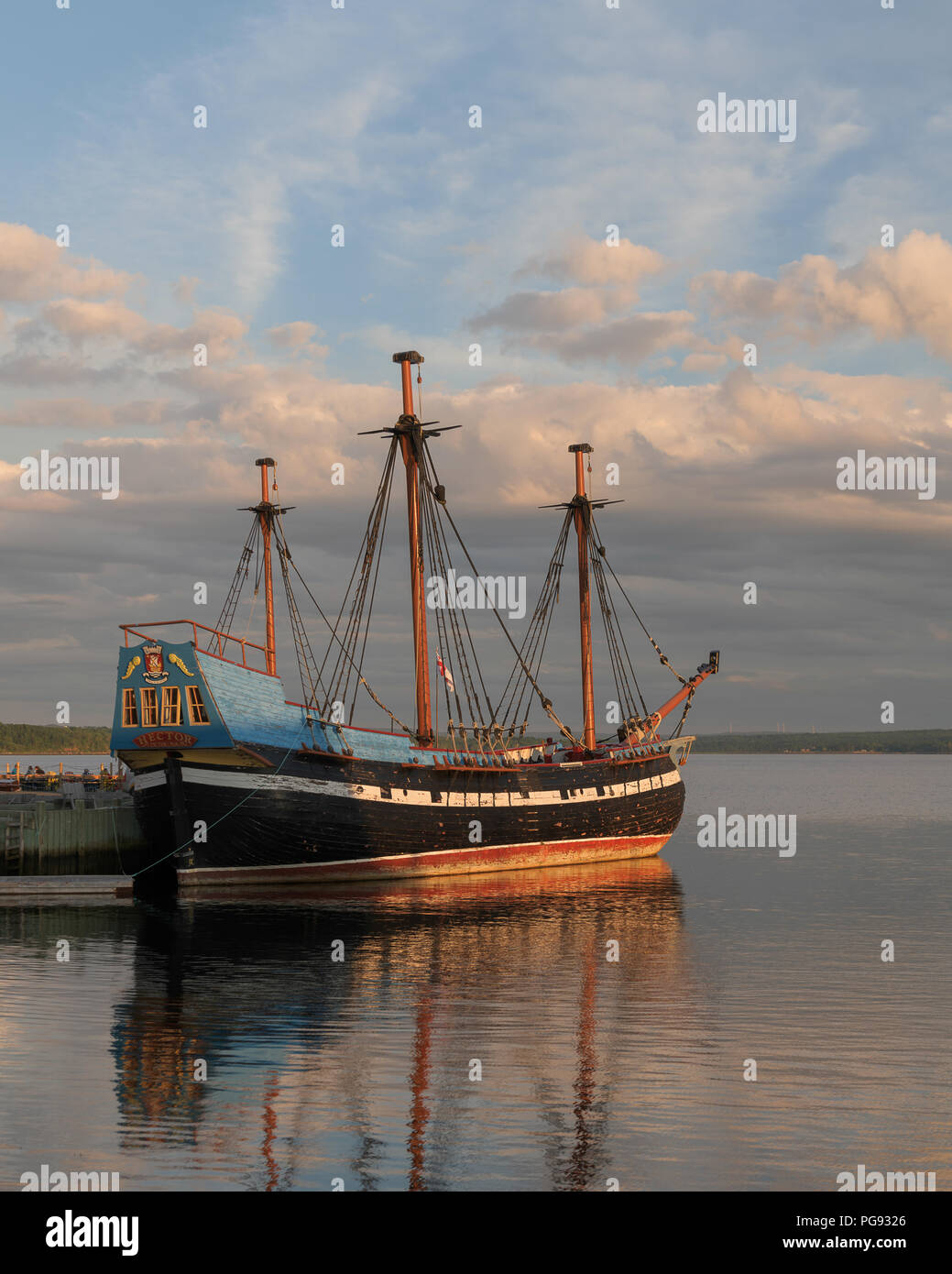 Ship Hector at the Hector Heritage Quay on Caladh Avenue in Pictou ...
