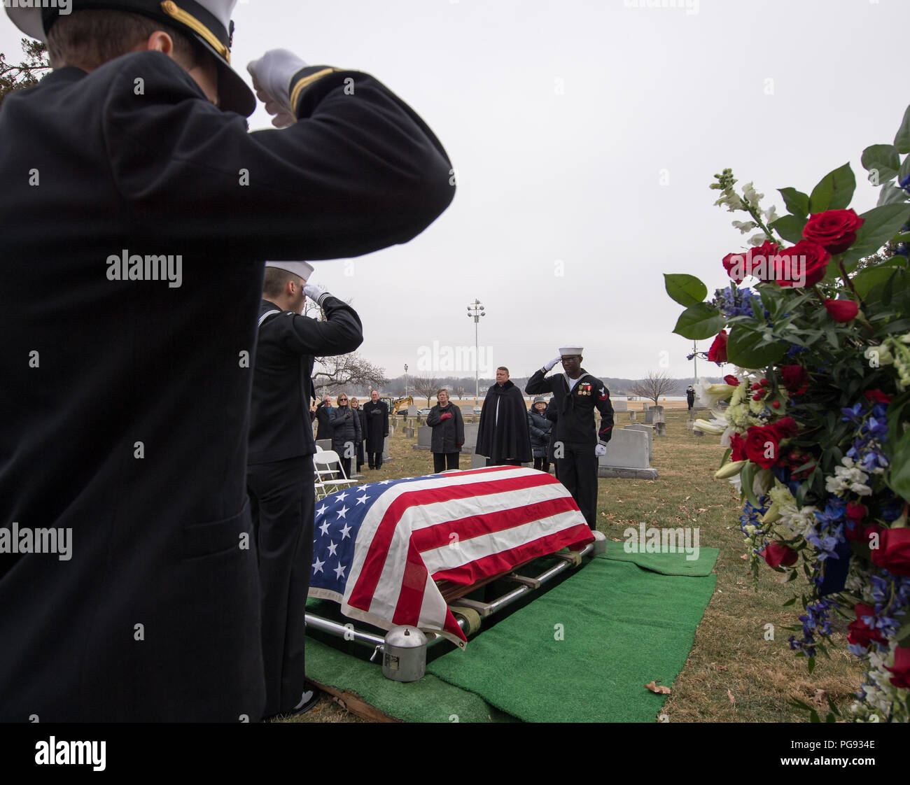 Funeral service for former NASA astronaut Captain Bruce McCandless II ...