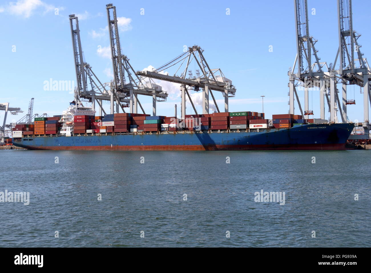 Shanghai container terminal hi-res stock photography and images - Alamy