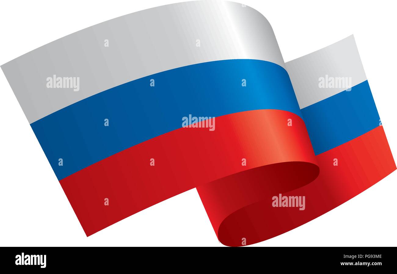 Russia flag, vector illustration Stock Vector Image & Art - Alamy