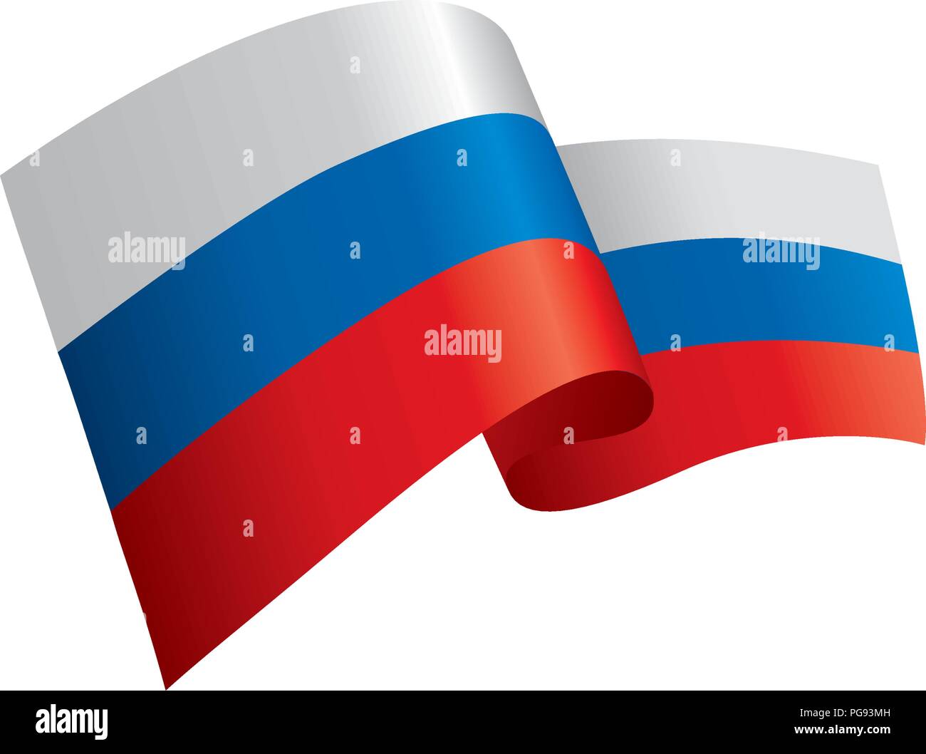 Russia flag, vector illustration Stock Vector Image & Art - Alamy