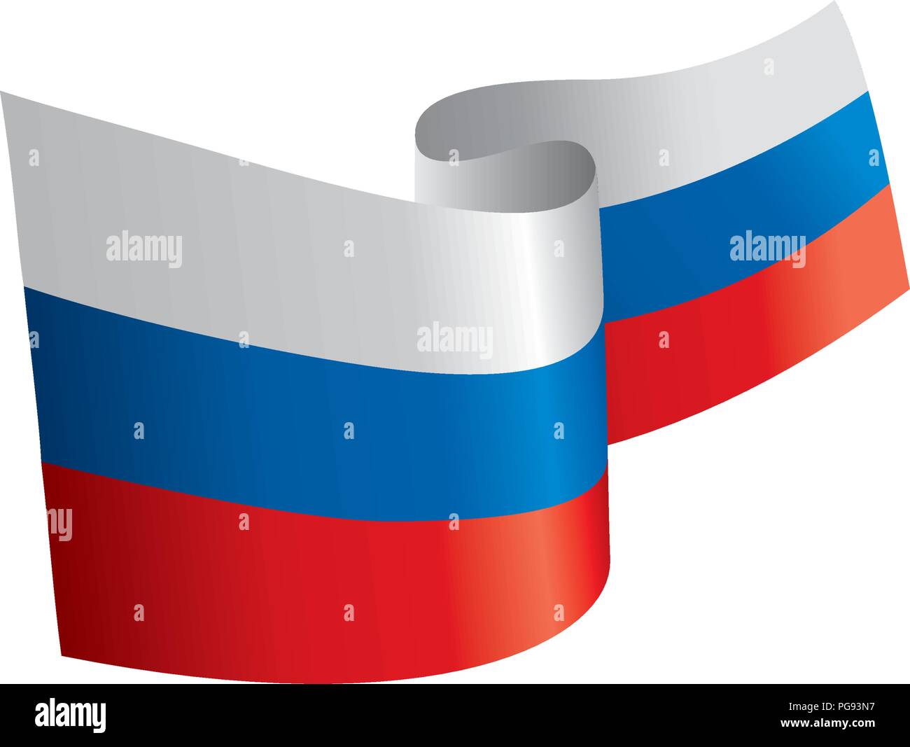 Russia flag, vector illustration Stock Vector Image & Art - Alamy
