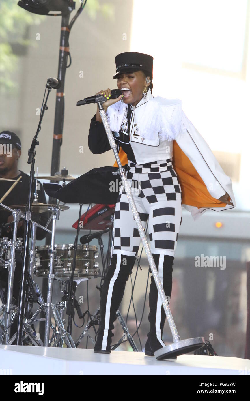 Janelle Monae In concert at Today Show. 8-24-2018 Photo by John Barrett ...
