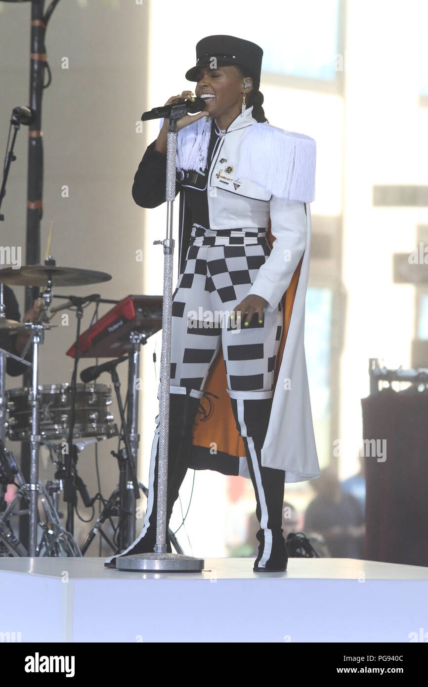 Janelle Monae In concert at Today Show. 8-24-2018 Photo by John Barrett ...