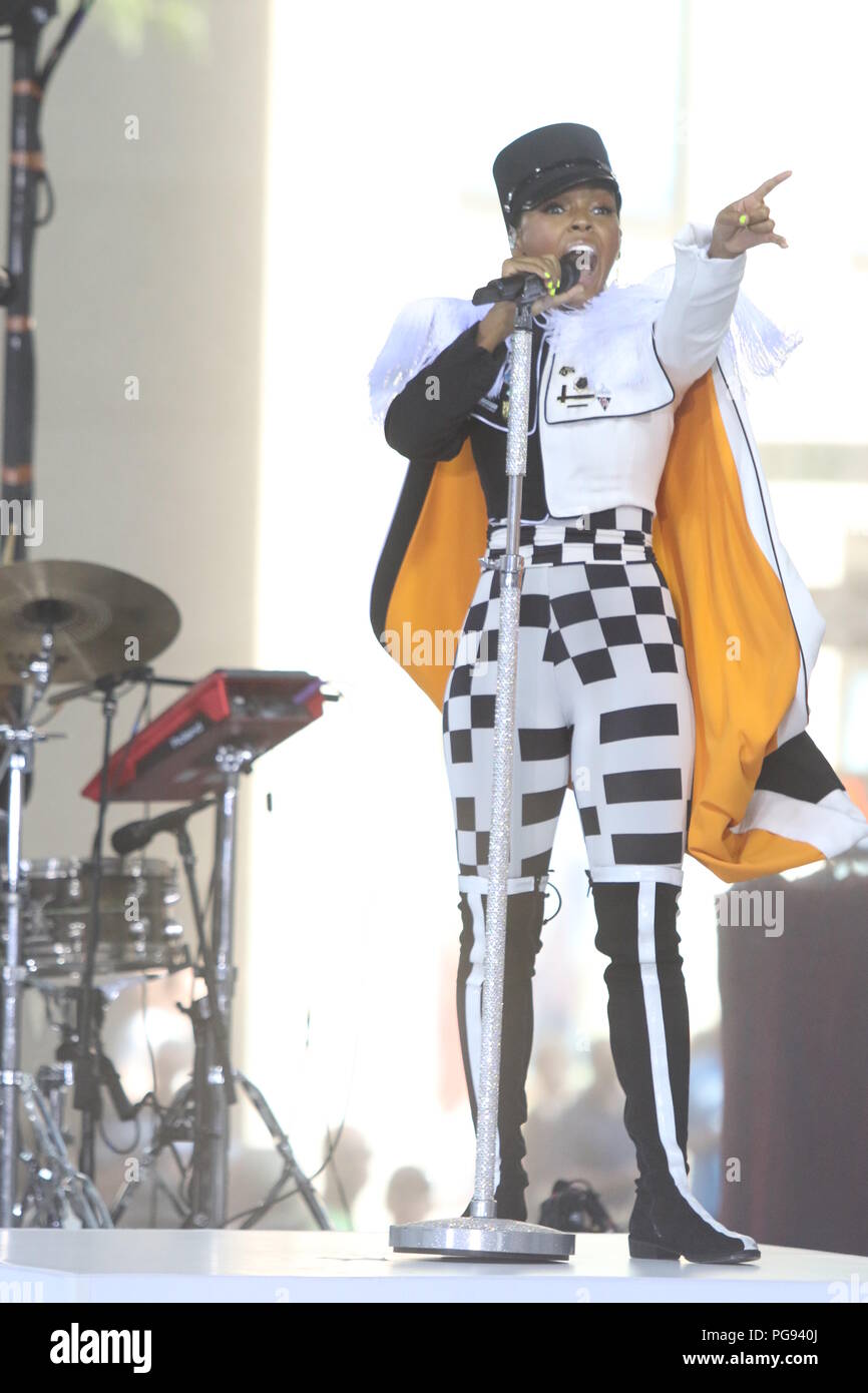 Janelle Monae In concert at Today Show. 8-24-2018 Photo by John Barrett ...