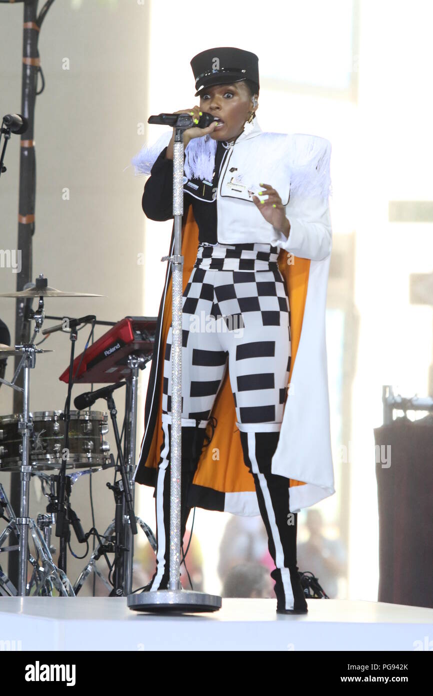 Janelle Monae In concert at Today Show. 8-24-2018 Photo by John Barrett ...