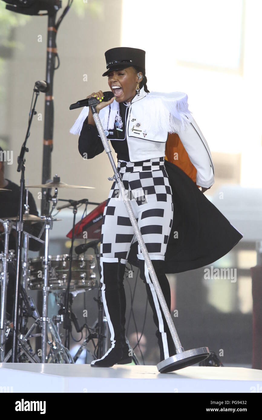Janelle Monae In concert at Today Show. 8-24-2018 Photo by John Barrett ...
