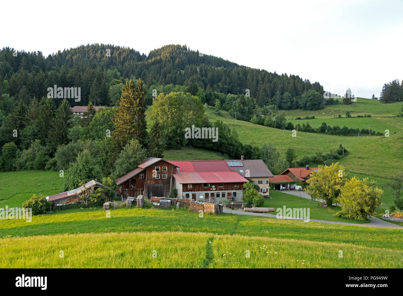 farm, Missen-Wilhams, Allgaeu, Bavaria, Germany Stock Photo - Alamy