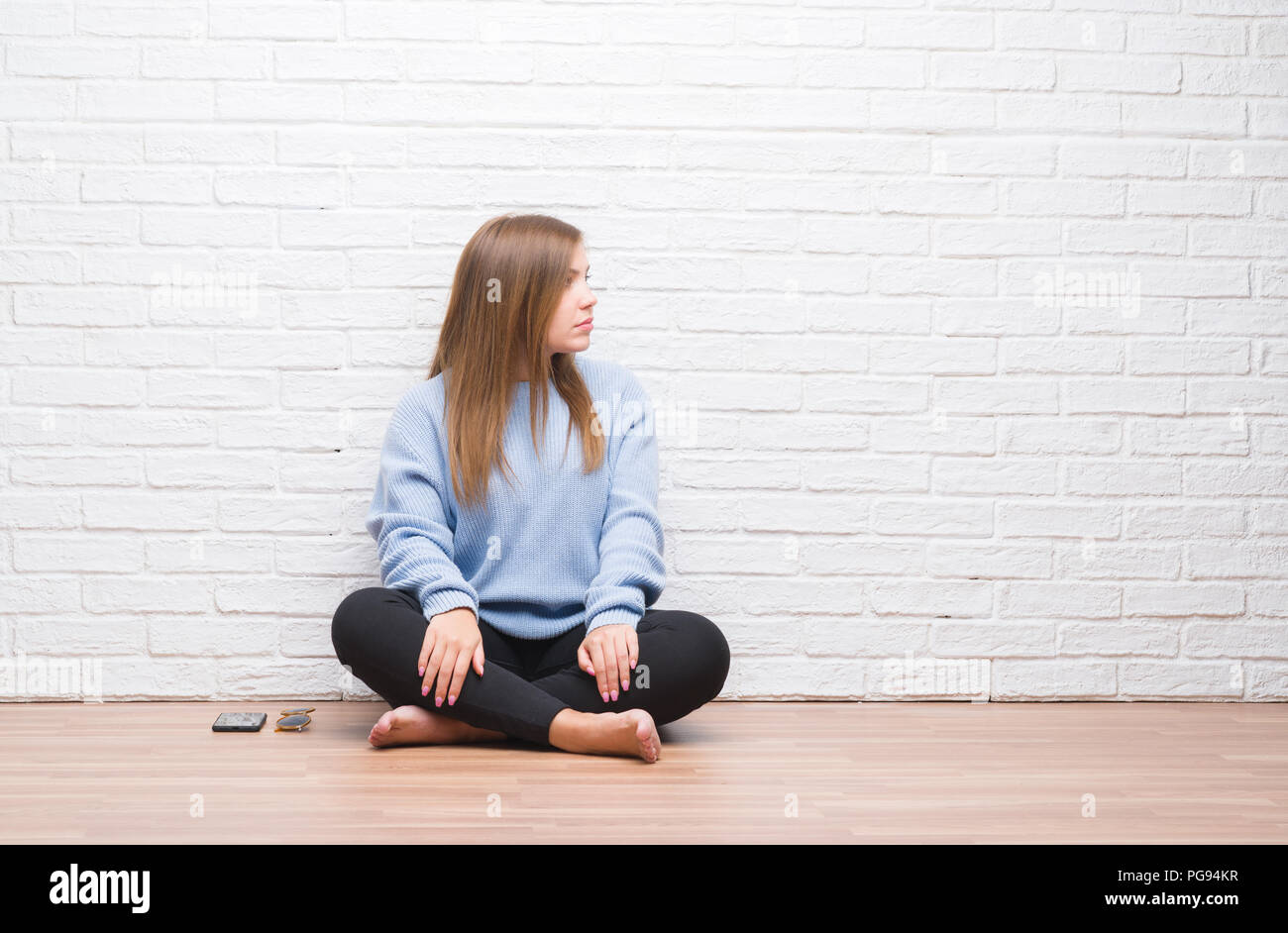 Sitting On Floor Profile