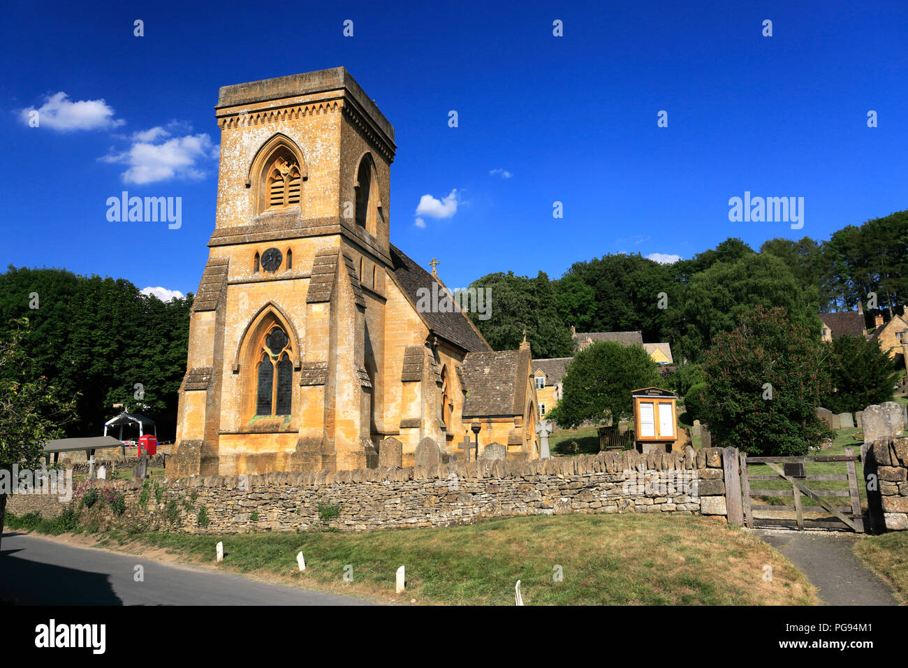 St Barnabas parish church, Snowshill village, Gloucestershire ...