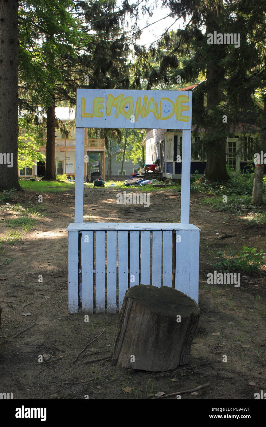 Kids lemonade stand hi-res stock photography and images - Alamy