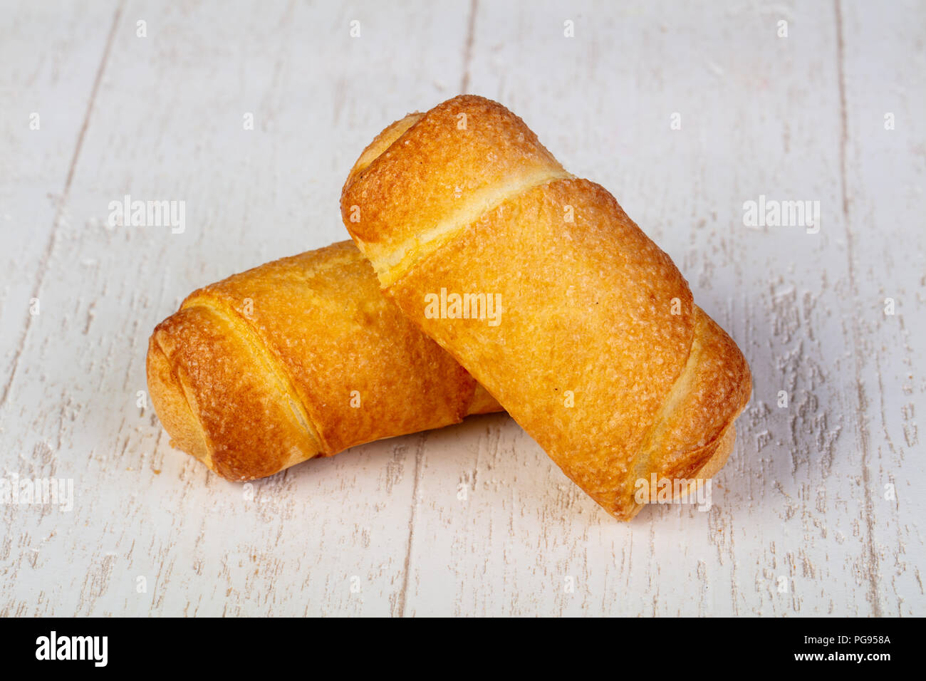 Sweet tastu bun with jam Stock Photo - Alamy