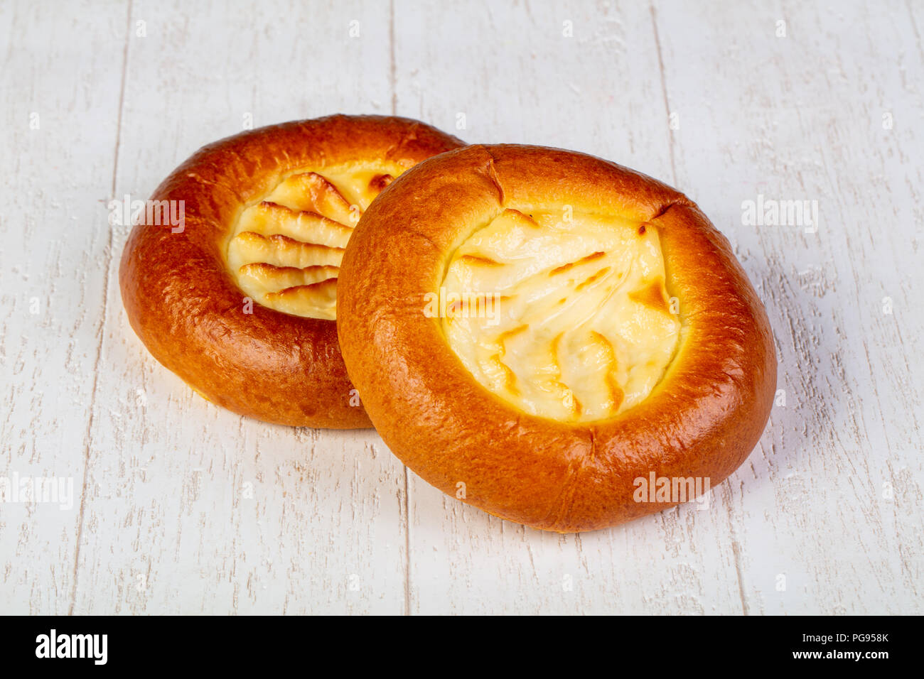 Sweet tastu bun with jam Stock Photo - Alamy