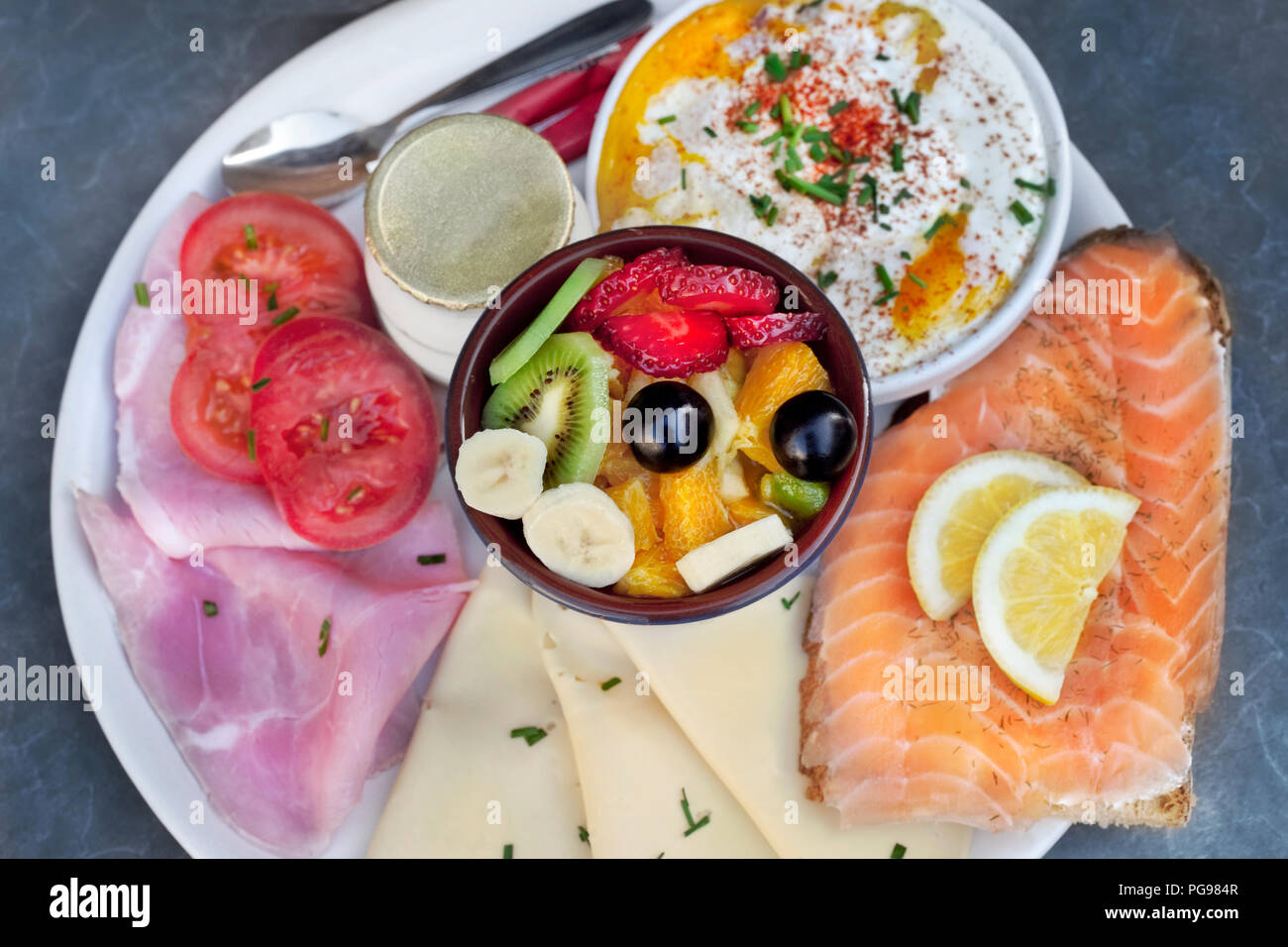 Brunch plate hi-res stock photography and images - Alamy