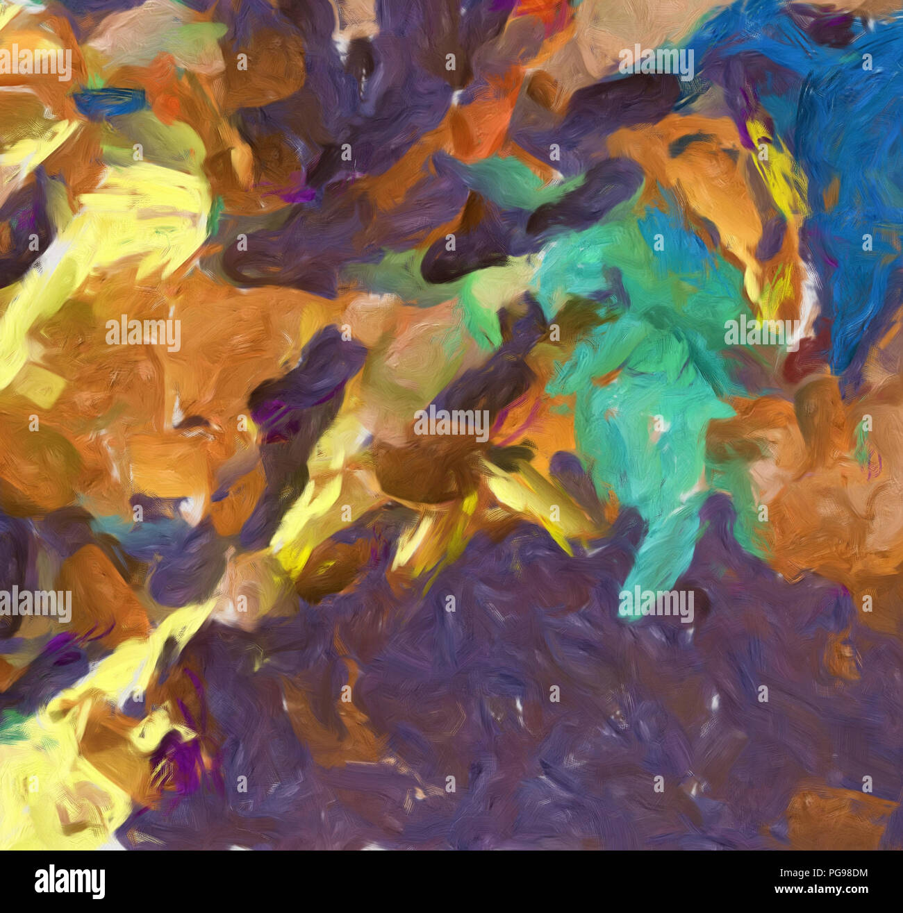 Oil painting abstract background in fashion impressionism style. Hand ...