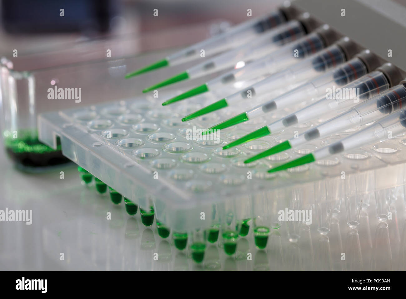 Multichannel pipette hi-res stock photography and images - Alamy