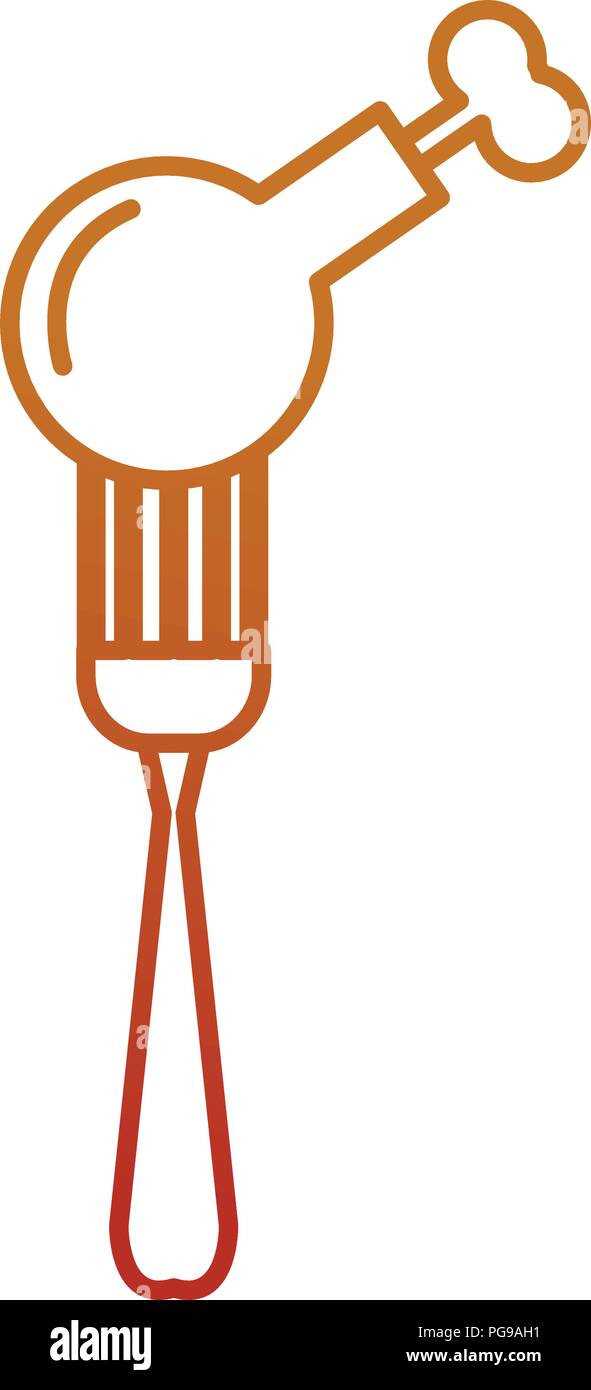 Chicken fried in spicy Stock Vector Images - Alamy