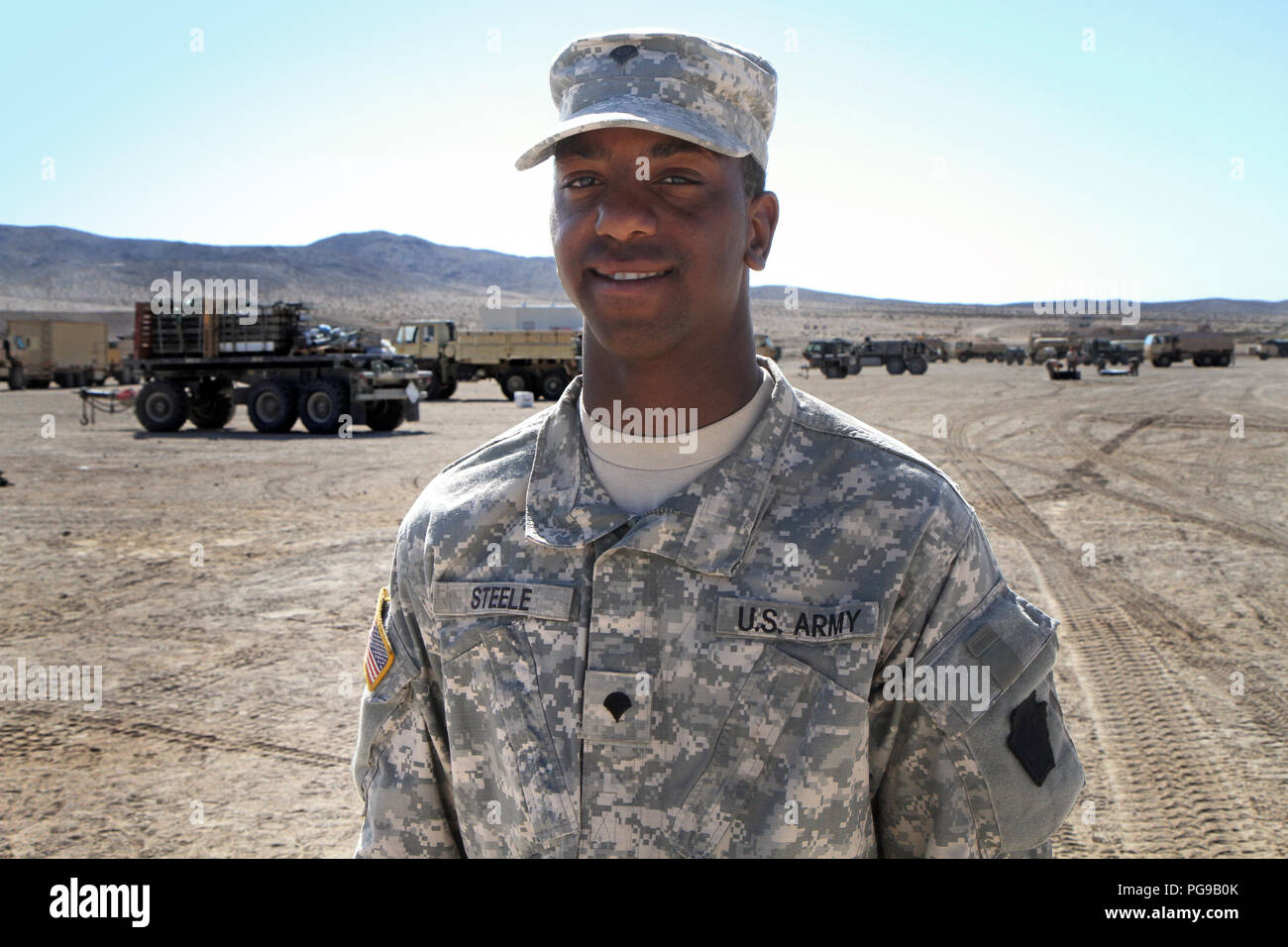 Spc. Chiquan Steele, Sr., a Harrisburg, Pennsylvania resident and ...