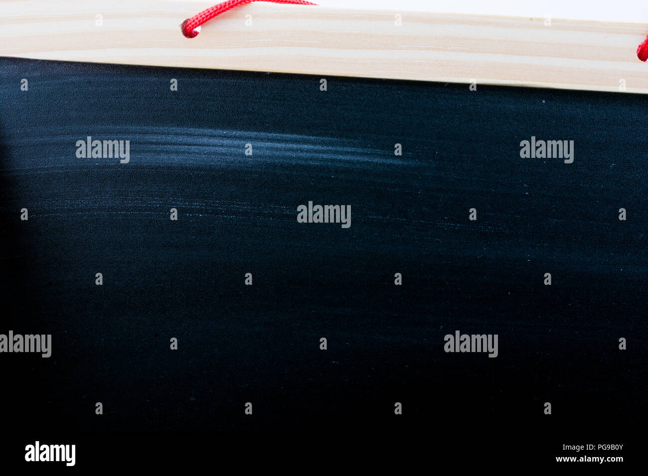 Clean blackboard on a white background Stock Photo - Alamy