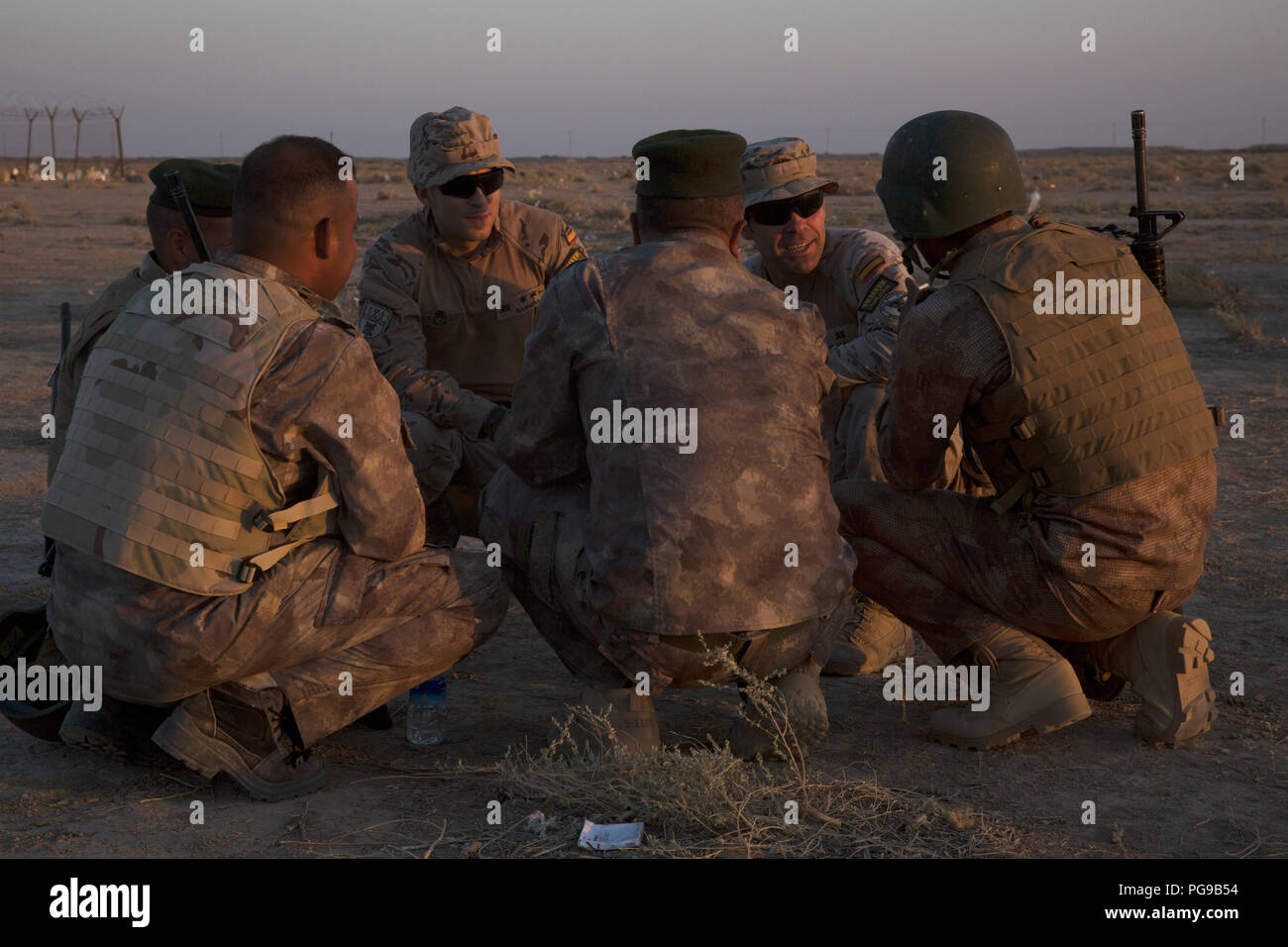 Iraqi border guard forces hi-res stock photography and images - Alamy