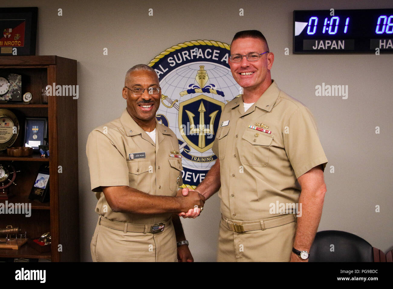 SAN DIEGO (Aug. 20, 2018) Rear Adm. Jesse A. Wilson Jr., commander ...