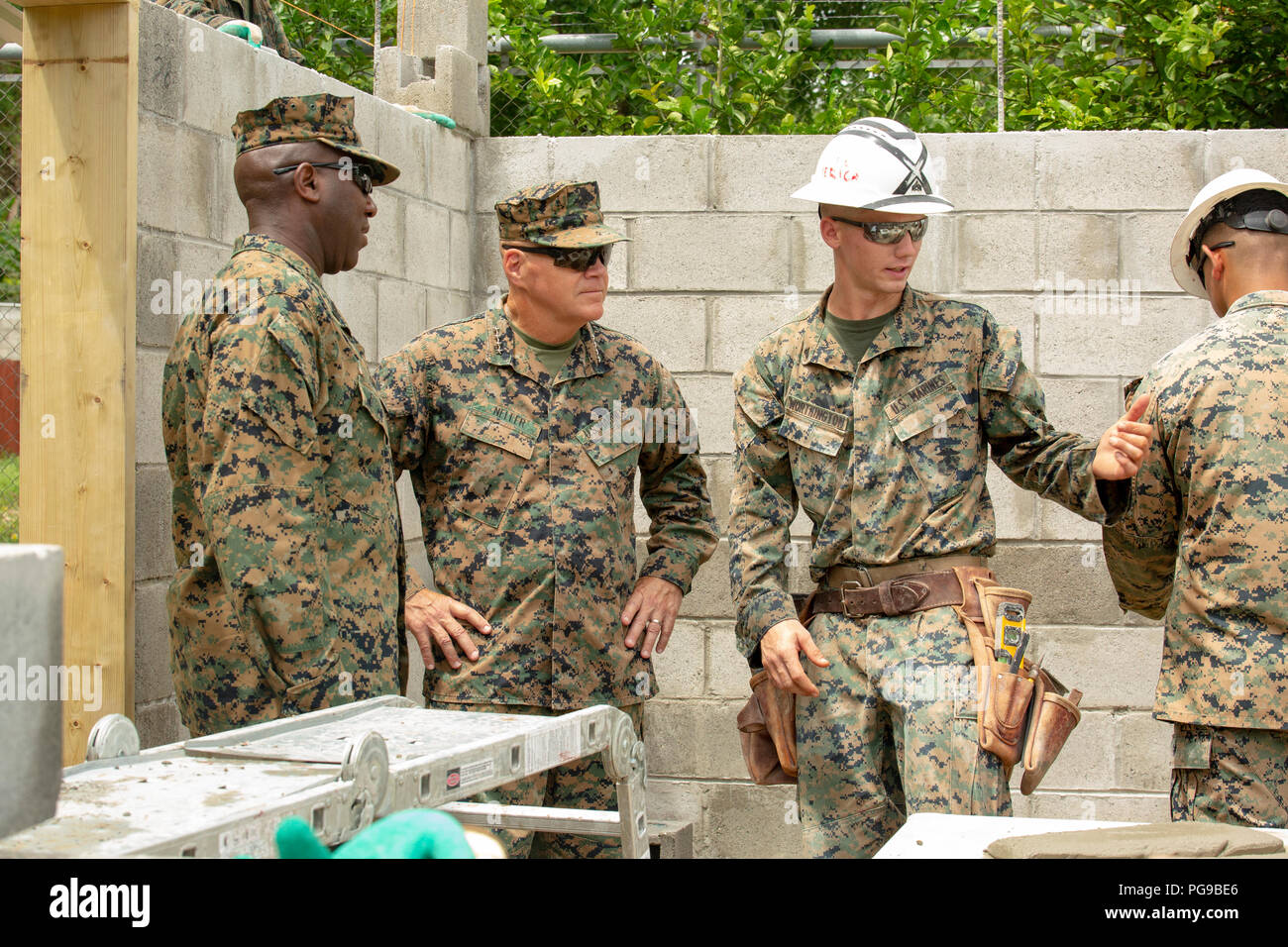 U.S. Marine Corps Cpl. Reid Worthington, a combat engineer with Special ...