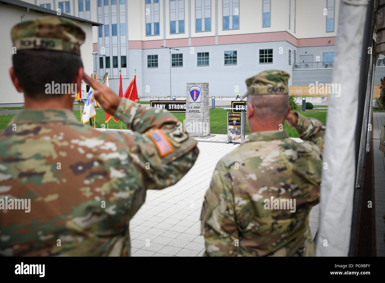 Lt. Gen. Christopher Cavoli welcomed the new U.S. Army Europe Deputy ...