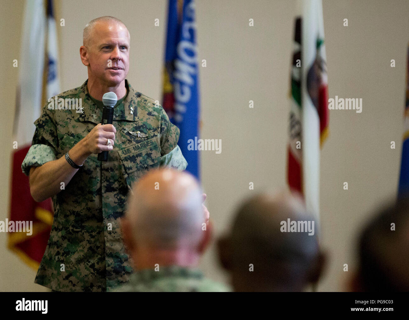 U.S. Marine Maj. Gen. Michael F. Fahey III, the incoming commander of U ...