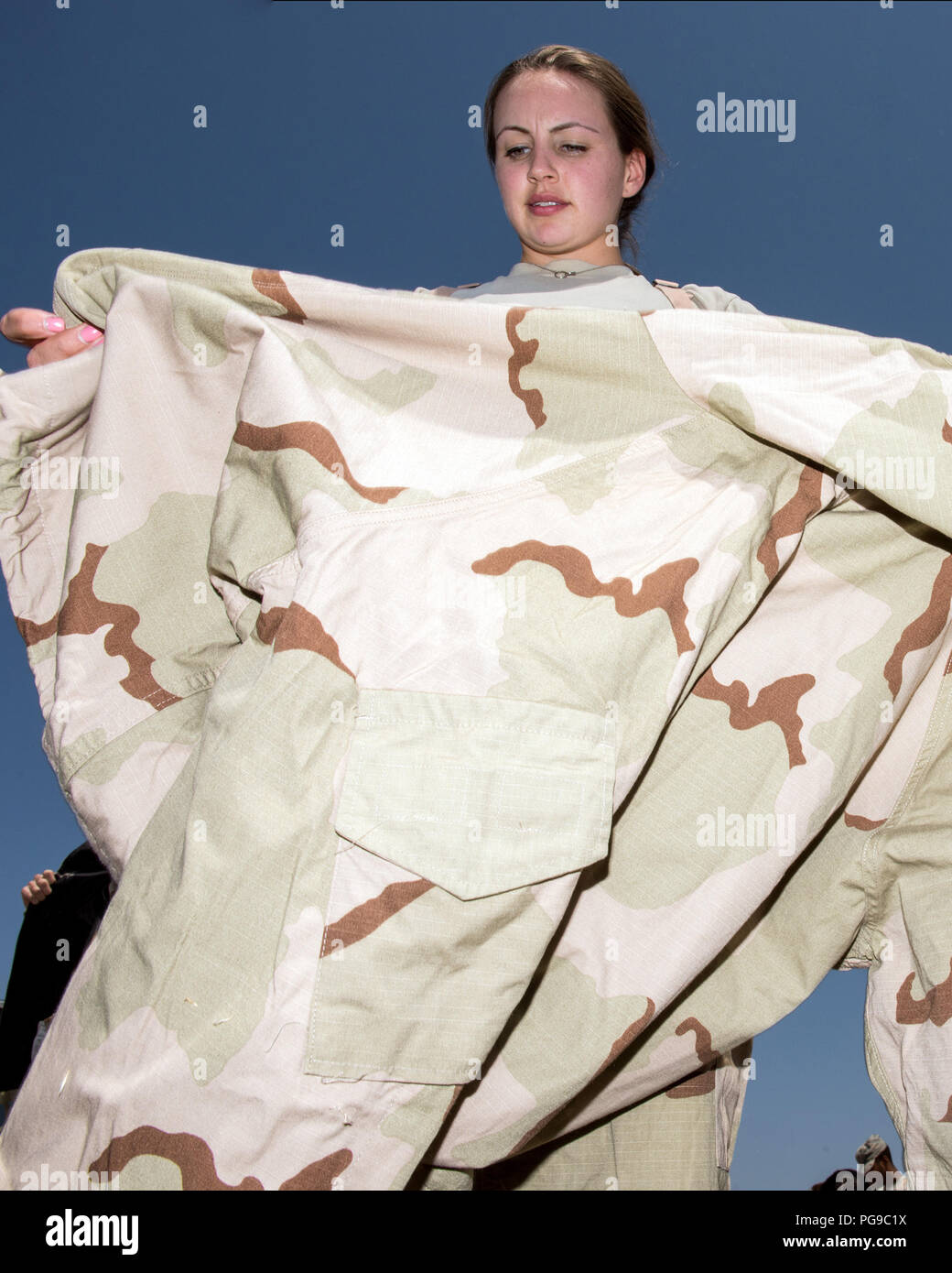 A U.S. Airman with the 60th Medical Group participates in an Ability to ...