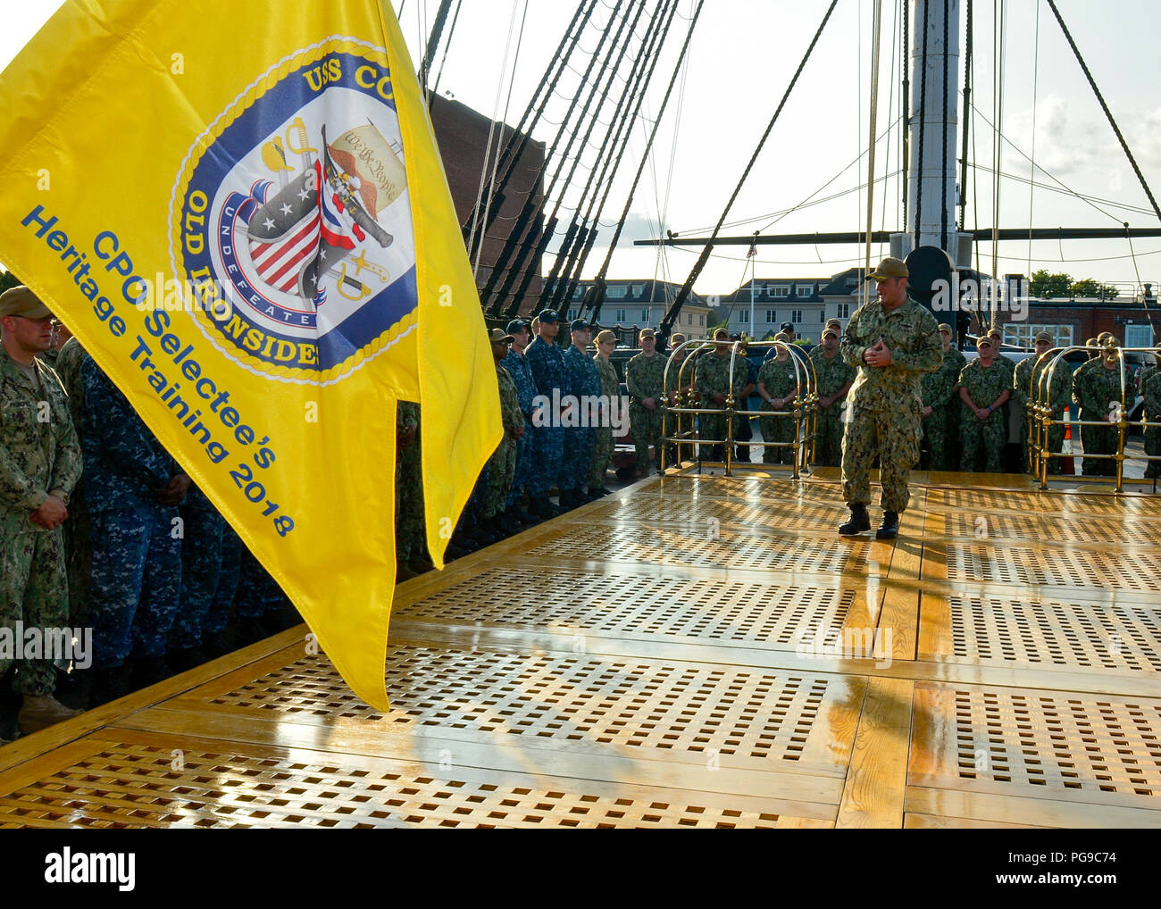 180820-N-NZ935-0249 BOSTON (Aug. 20, 2018) Cmdr. Nathaniel R. Shick ...