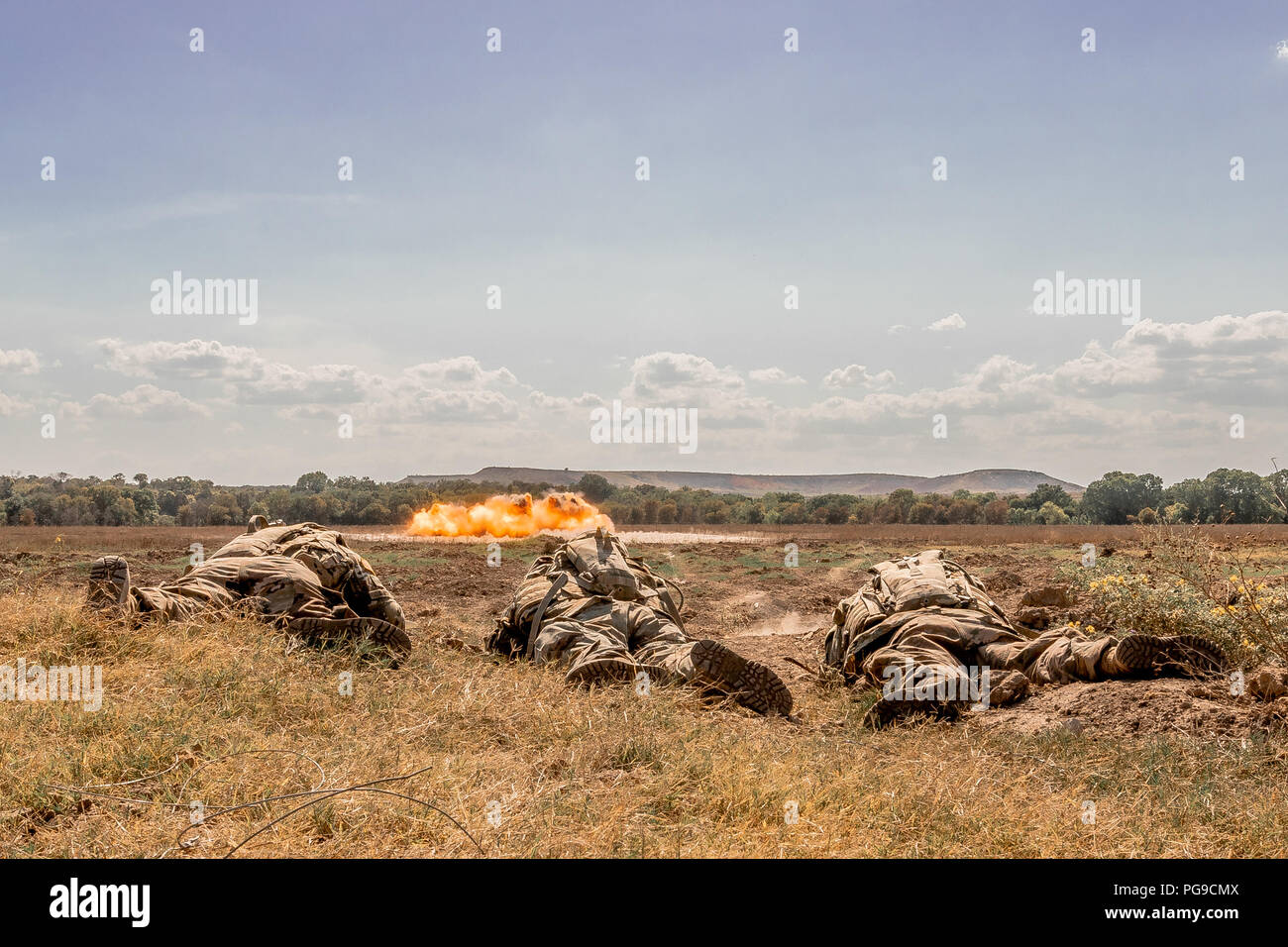 Task Force Raider combat engineers detonate hasty crater barriers ...