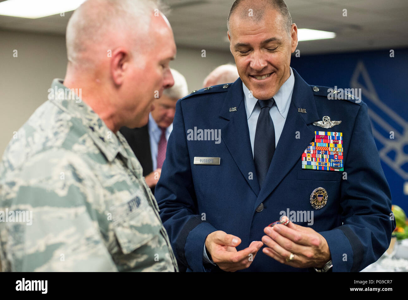 8th air force change of command ceremony hi-res stock photography and ...
