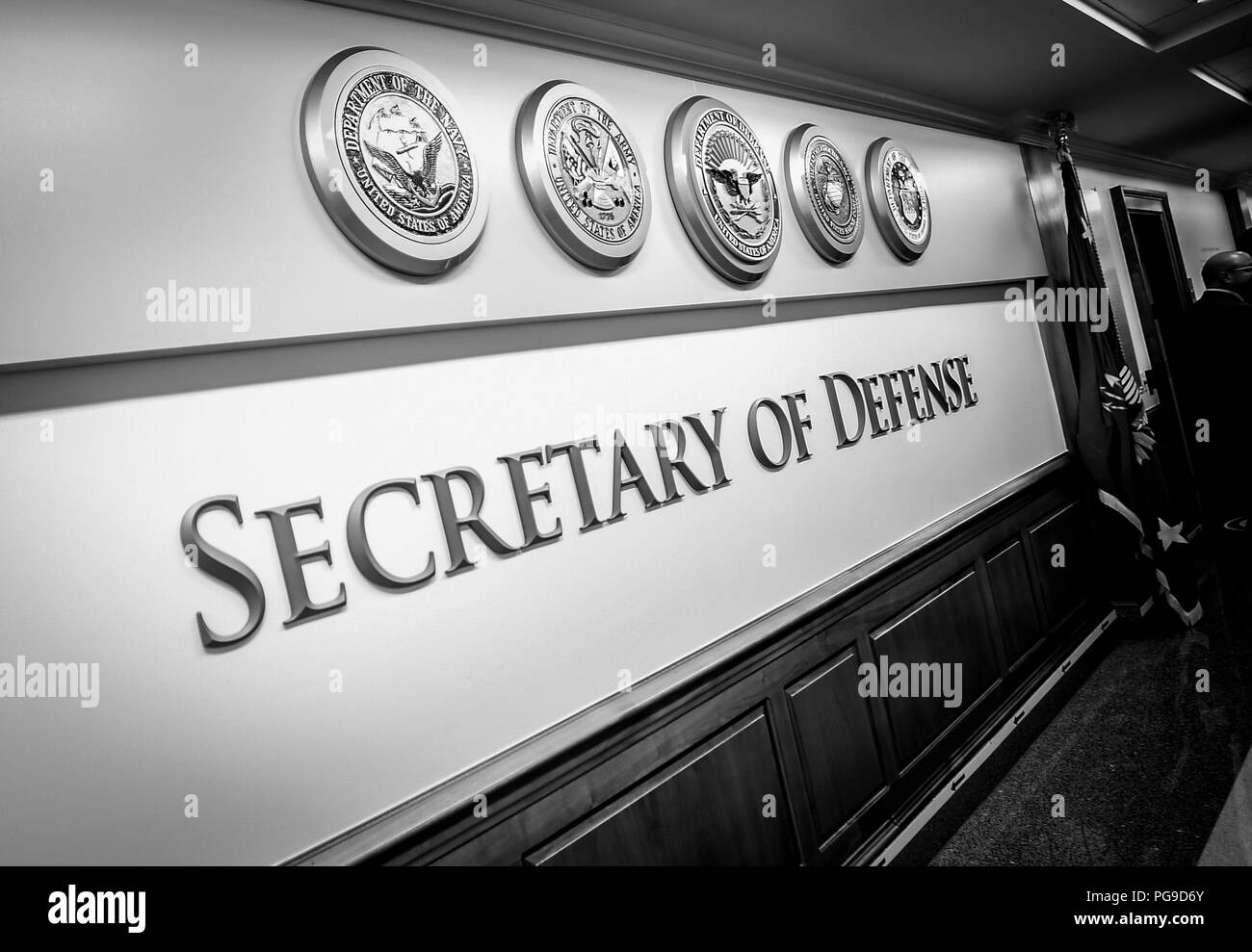 U.S. Secretary of Defense James N. Mattis meets with the family of ...