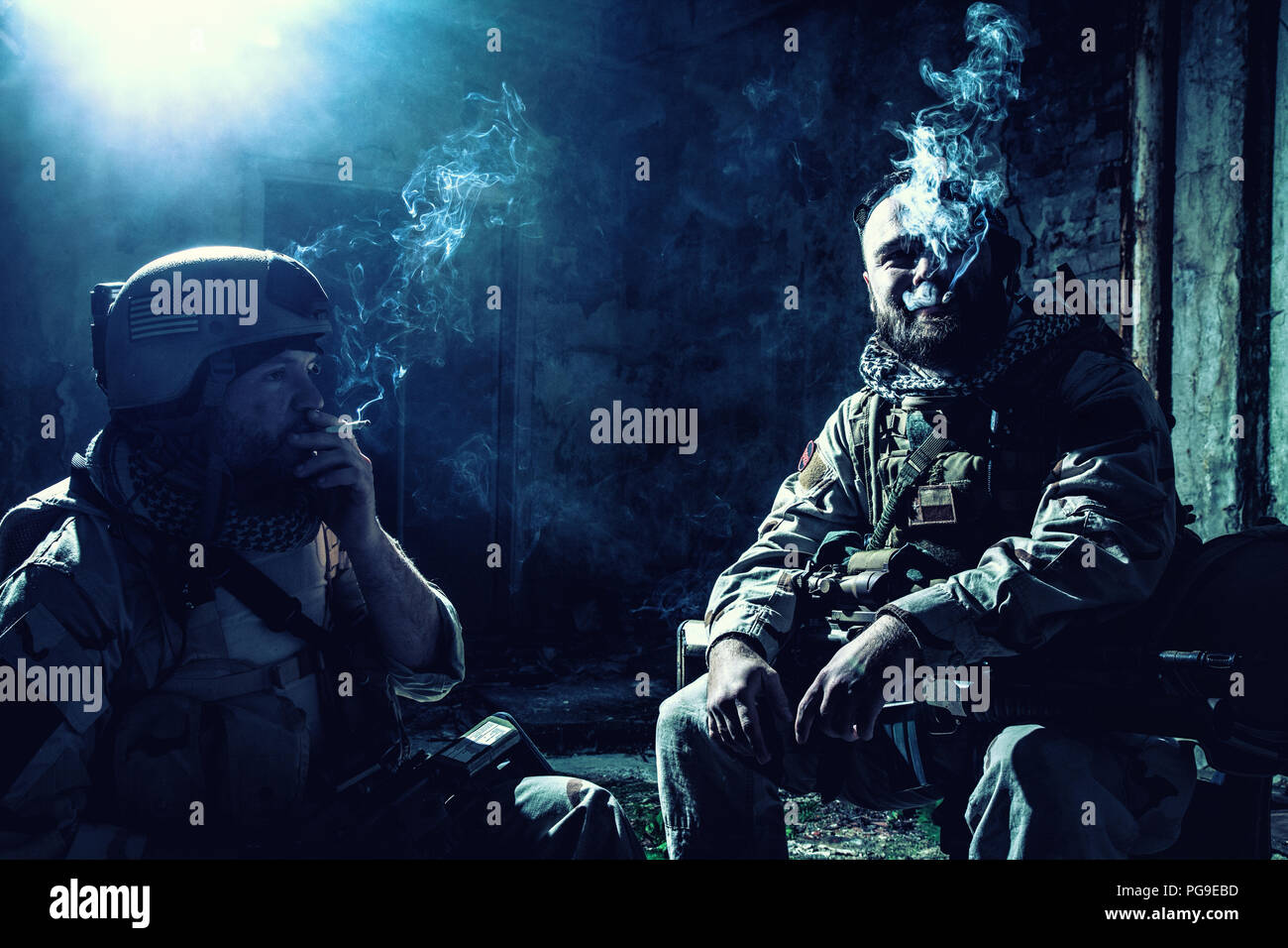 Tired soldier hi-res stock photography and images - Alamy