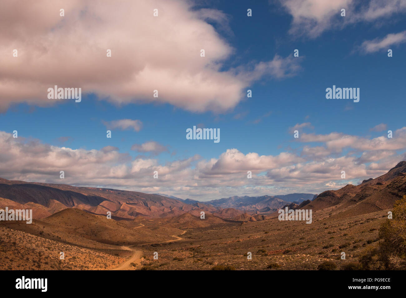 Landscape on the road to Weltevrede near the hamlet of Prince Alfred in ...