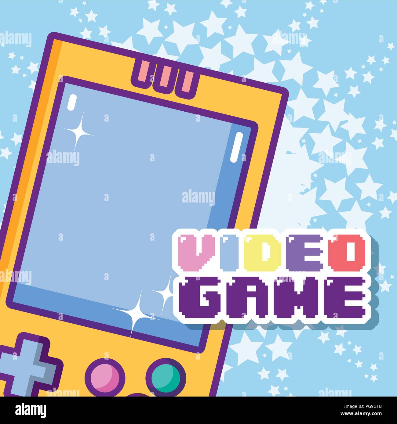 Videogame cartoons concept Stock Vector Image & Art - Alamy