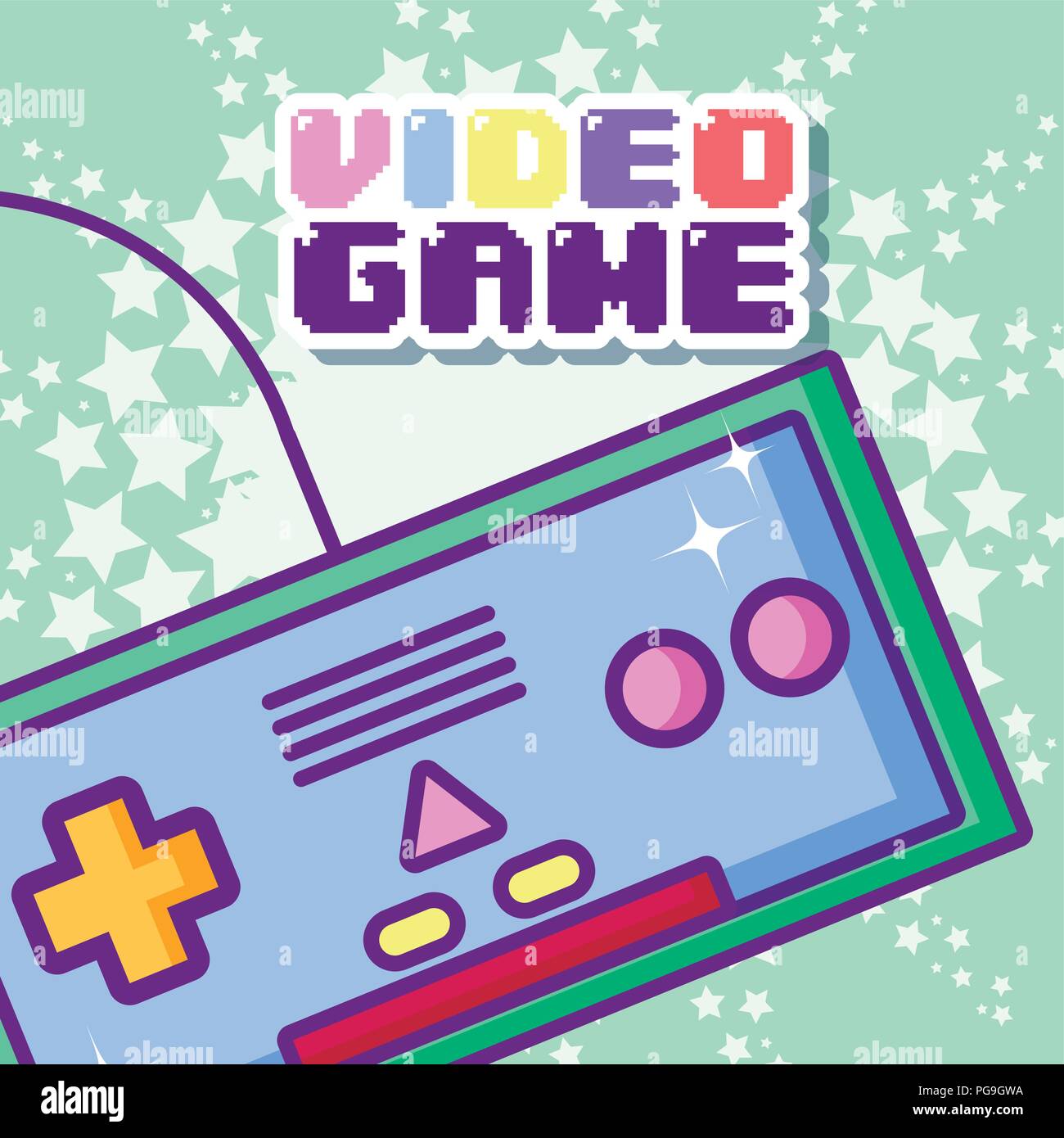 Videogame cartoons concept Stock Vector Image & Art - Alamy