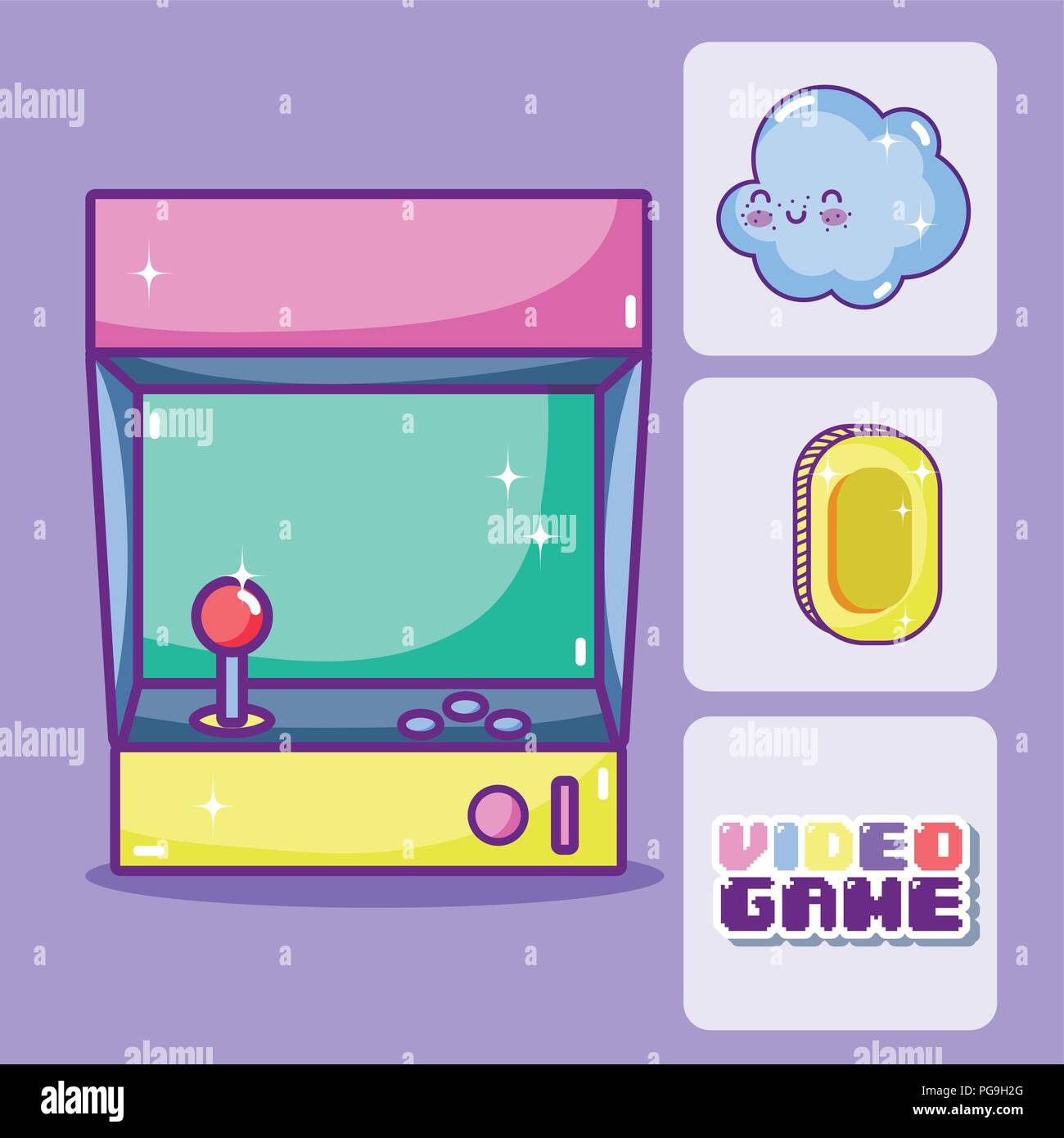 Videogames arcade Stock Vector Images - Alamy