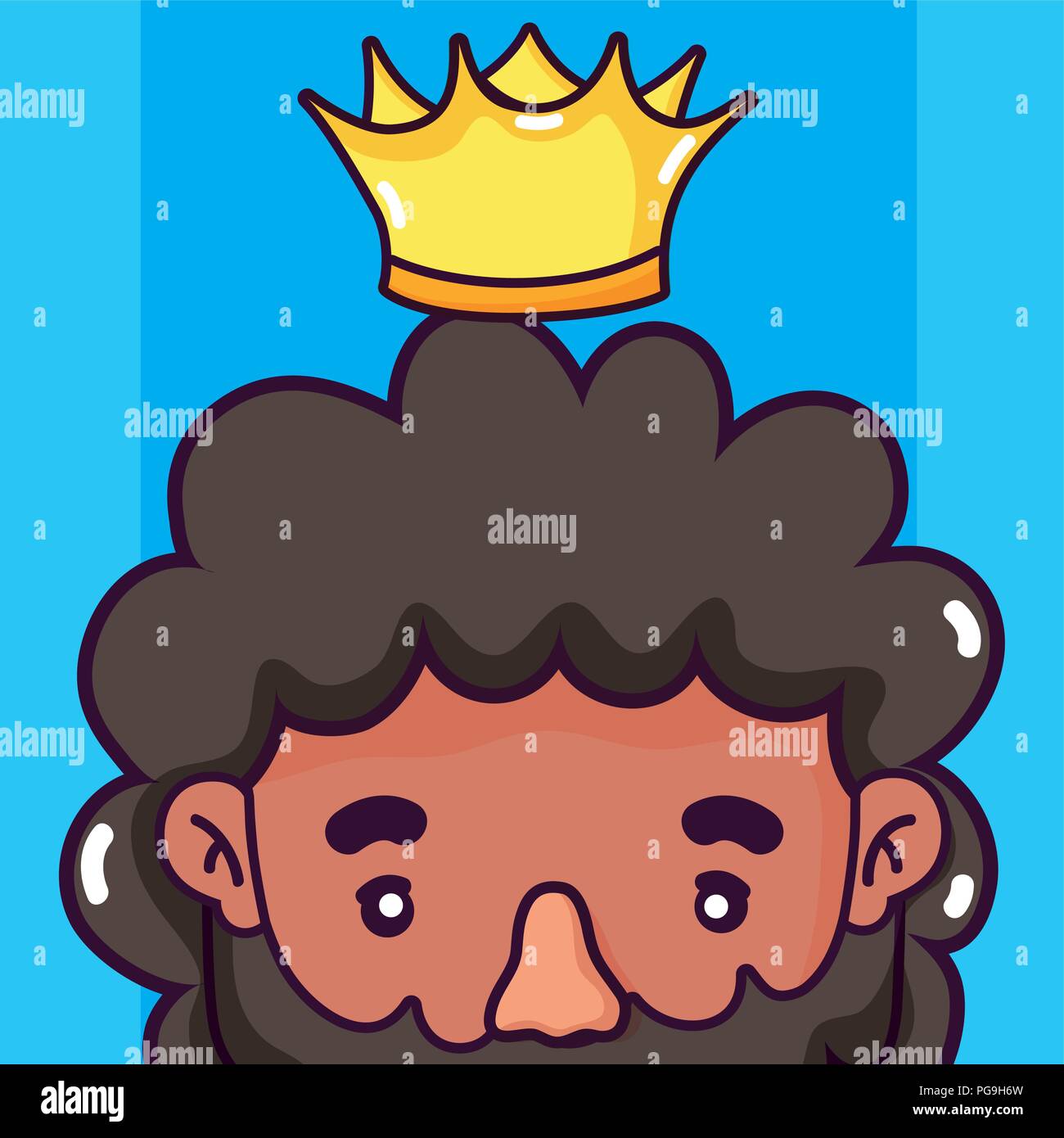 Cute king cartoon Stock Vector Image & Art - Alamy